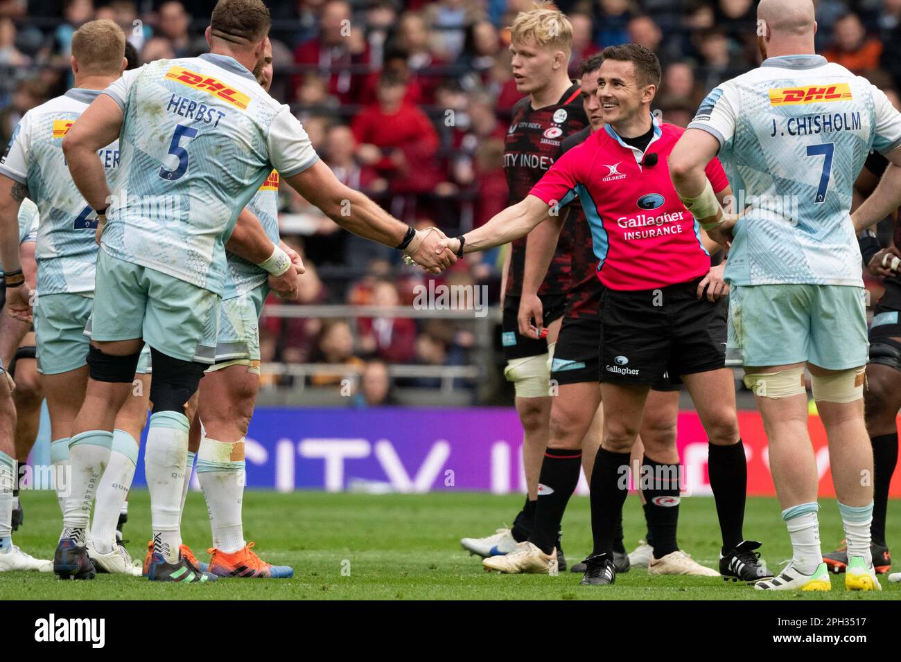 London, UK. 25th Mar, 2023. ‘No hard feelings' Luke Pearce Match ...