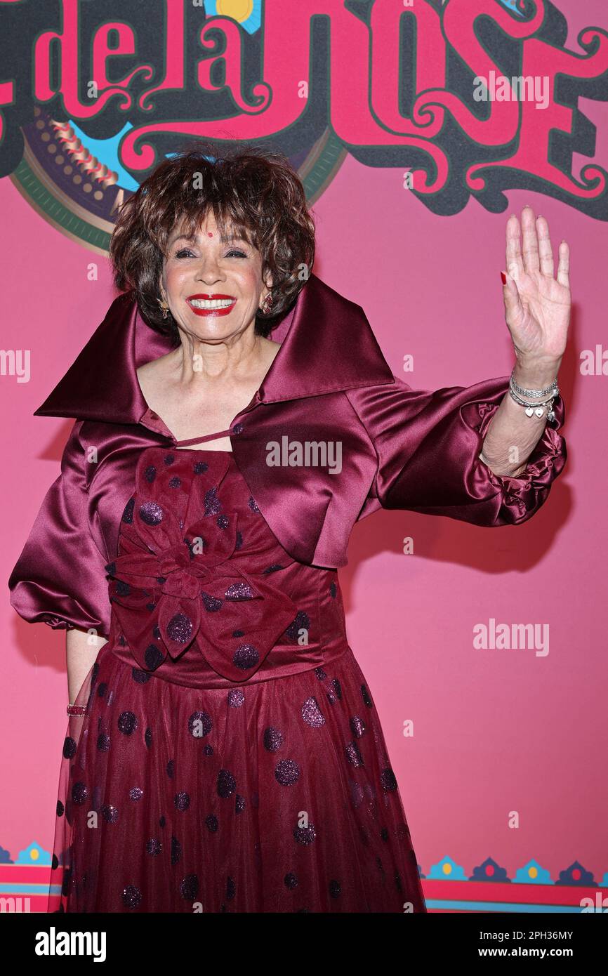 Monte Carlo Monaco 25th Mar 2023 No Tabloids Dame Shirley Bassey Attends The Bal De La Rose