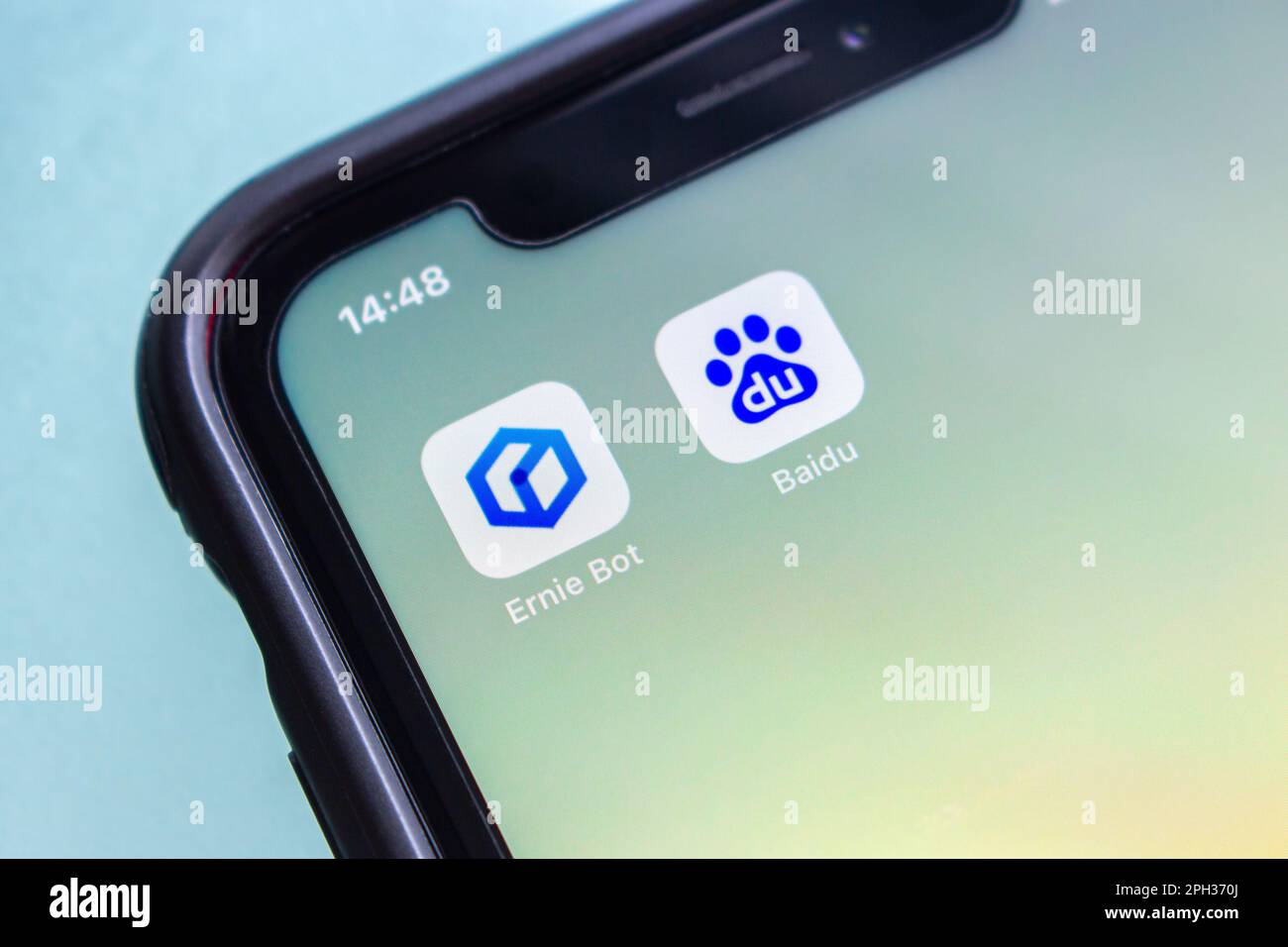 ERNIE Bot and Baidu icons in an iPhone. ERNIE Bot is an AI chatbot ... ERNIE Bot and Baidu icons in an iPhone. ERNIE Bot is an AI chatbot ...