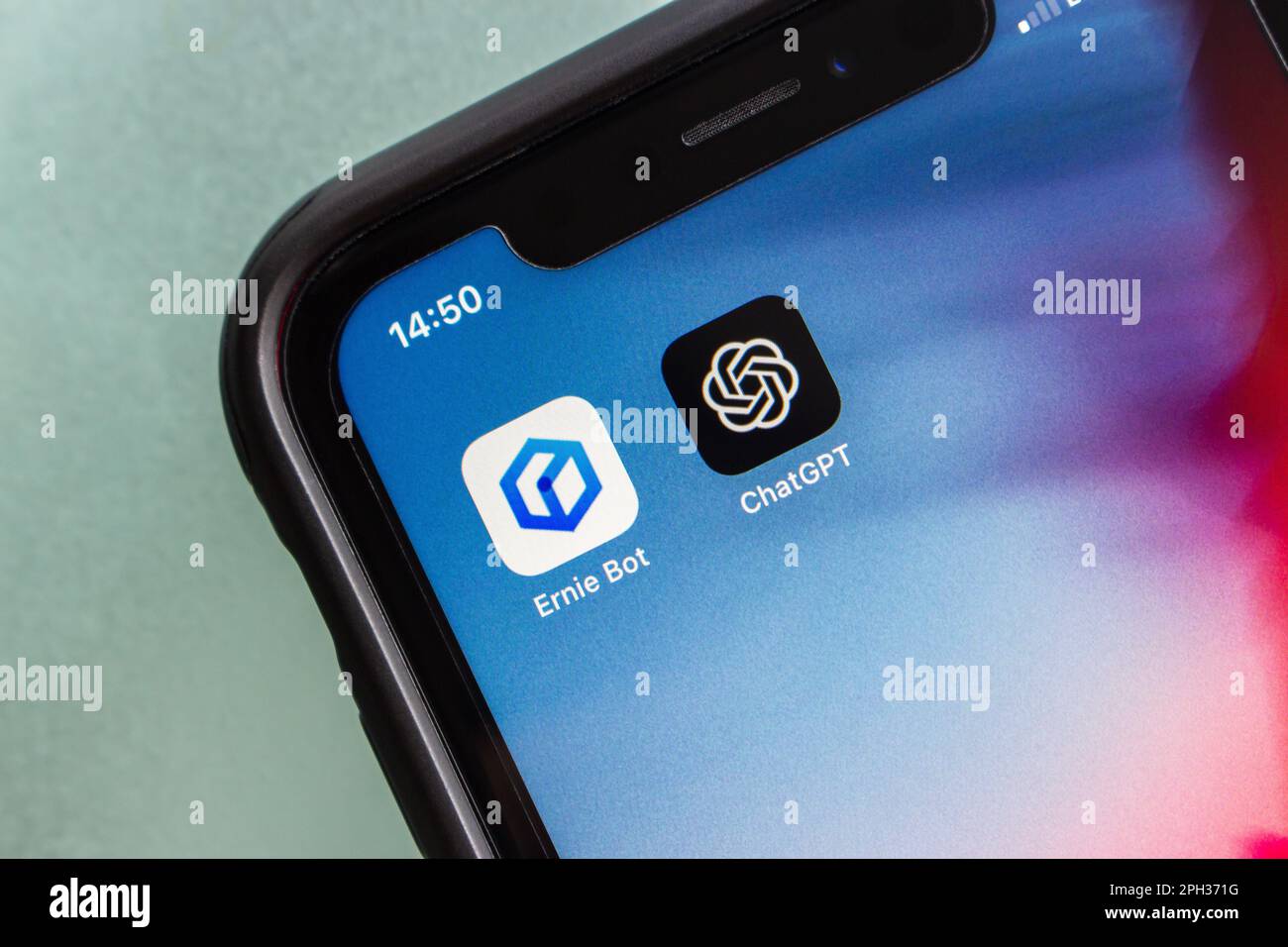 ERNIE Bot and ChatGPT icons on an iPhone. ERNIE Bot is an AI chatbot ... ERNIE Bot and ChatGPT icons on an iPhone. ERNIE Bot is an AI chatbot ...