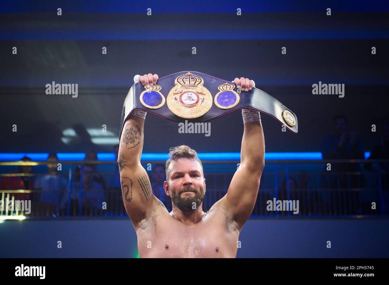 Hamburg, Germany. 25th Mar, 2023. Boxing: Boxing gala of the P2M stable ...