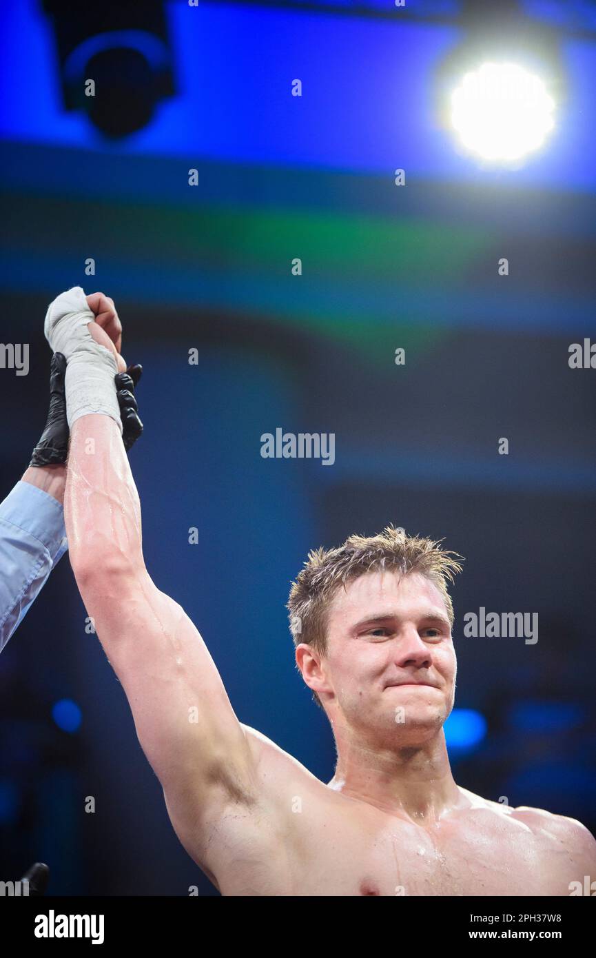 Hamburg, Germany. 25th Mar, 2023. Boxing: Boxing gala of the P2M stable ...