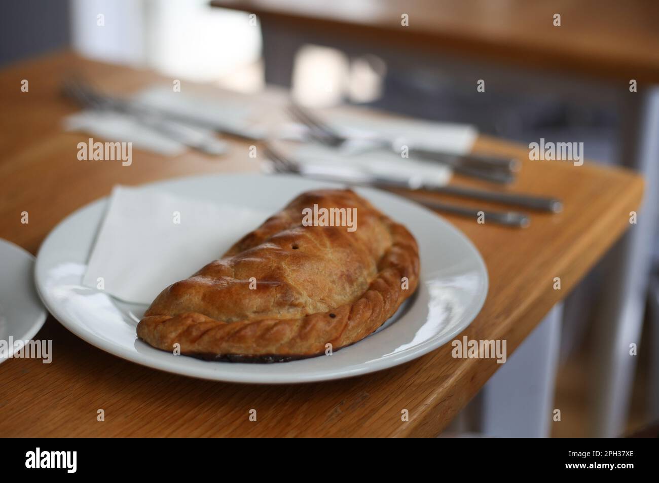 Traditional Cornish Pasty Stock Photo - Alamy