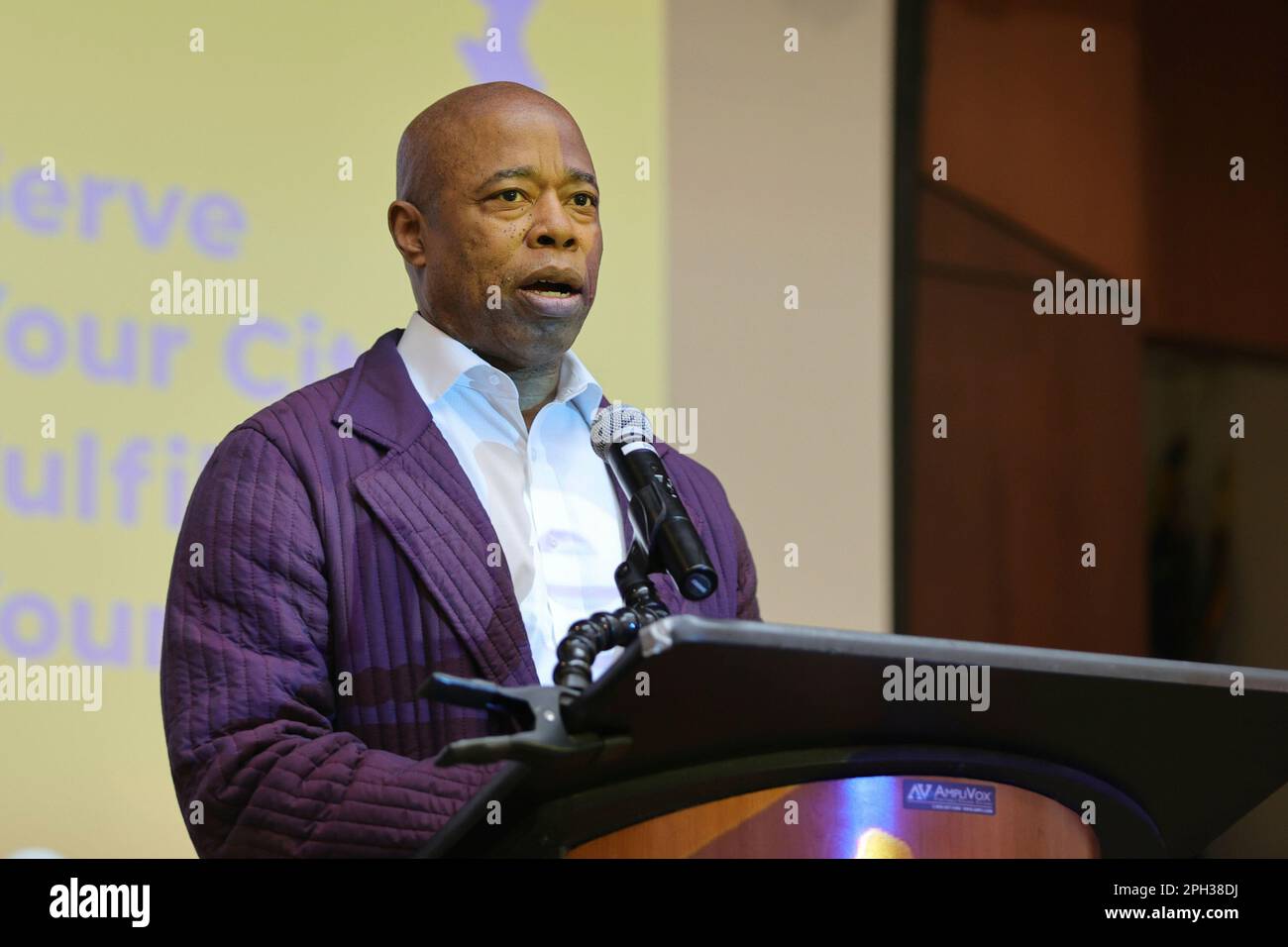 Queens Borough Hall, New York, USA, March 25, 2023 - New York City ...