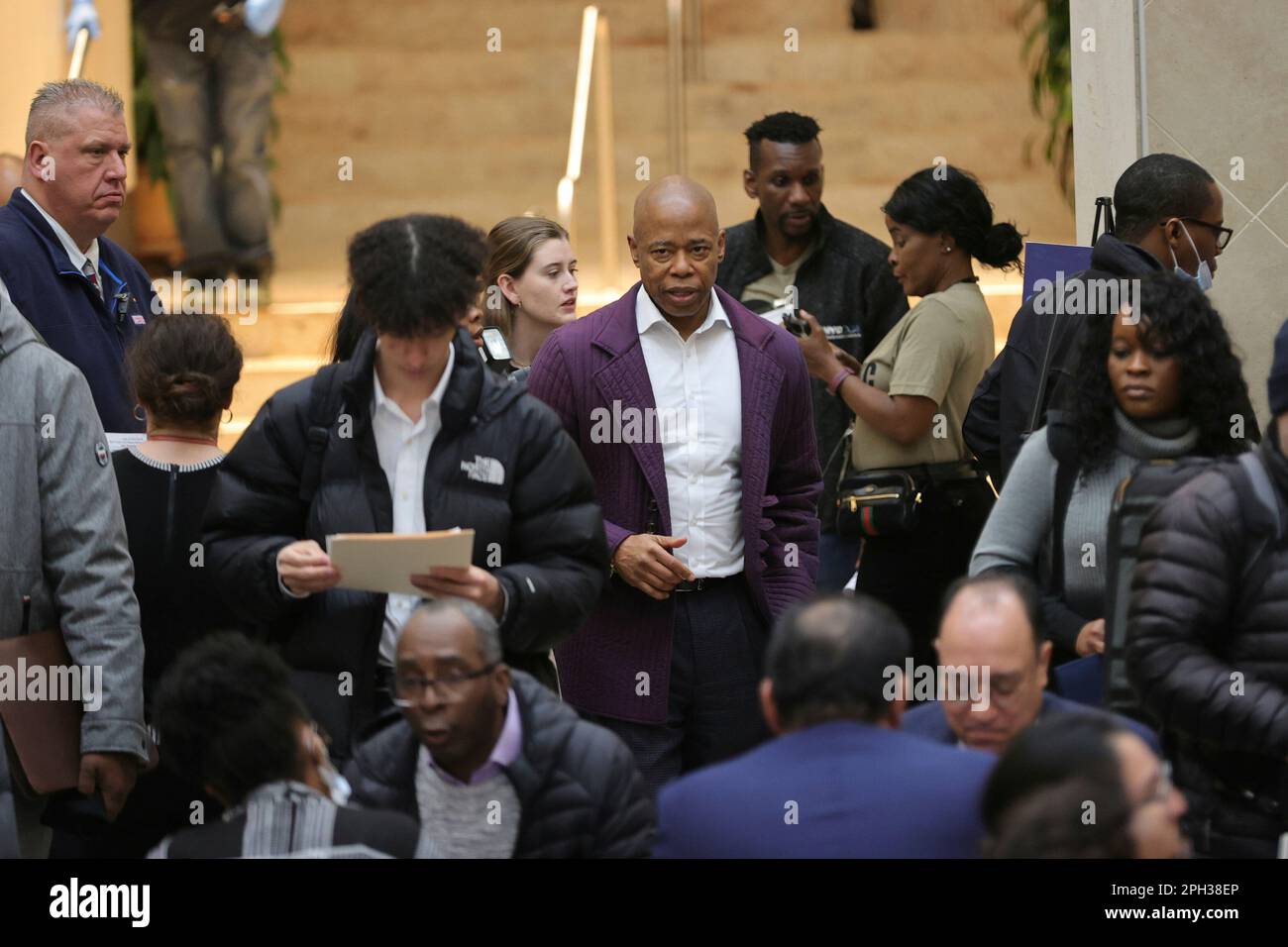 Queens Borough Hall, New York, USA, March 25, 2023 - New York City ...