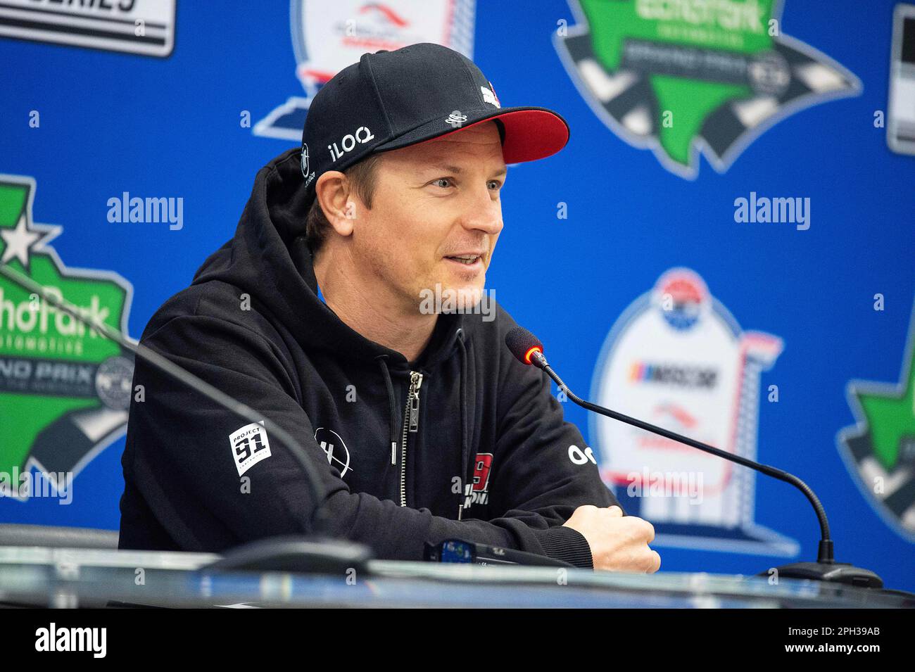 The Americas. 25th Mar, 2023. Kimi Raikkonen (91) with Trackhouse ...