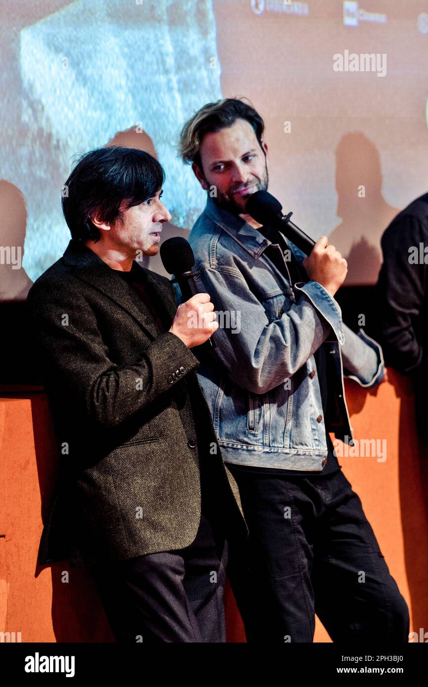 Rome, Italy, 24th March 2023, Alessandro Borghi, Luigi Lo Cascio and ...