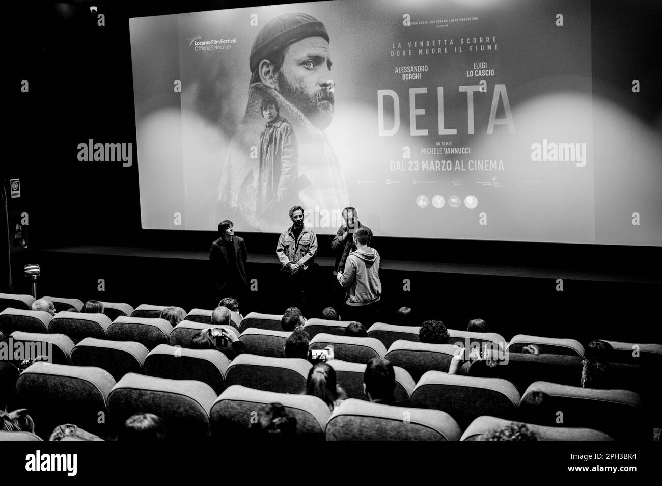 Rome, Italy, 24th March 2023, Alessandro Borghi, Luigi Lo Cascio and ...