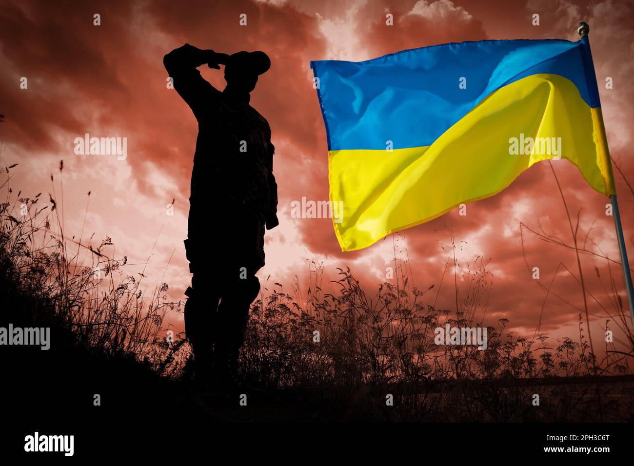 Saluting colors hi-res stock photography and images - Alamy