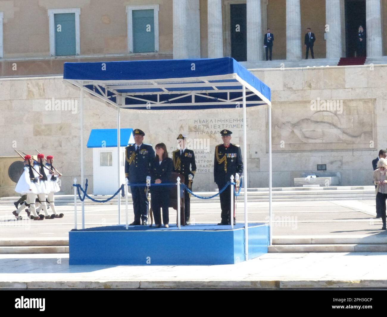 Athens, Greece. 25th Mar, 2023. Syntagma Square, Tomb of the Unknown ...
