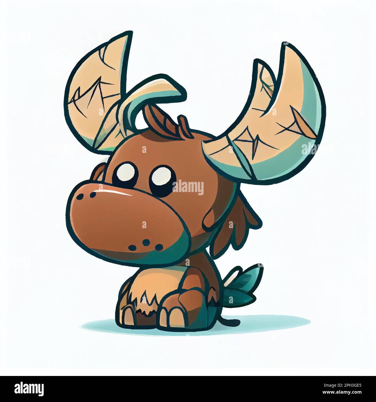 Furry moose Stock Vector Images - Alamy