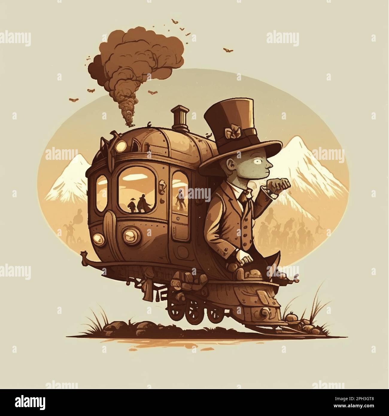 Magical ride Stock Vector Images - Alamy