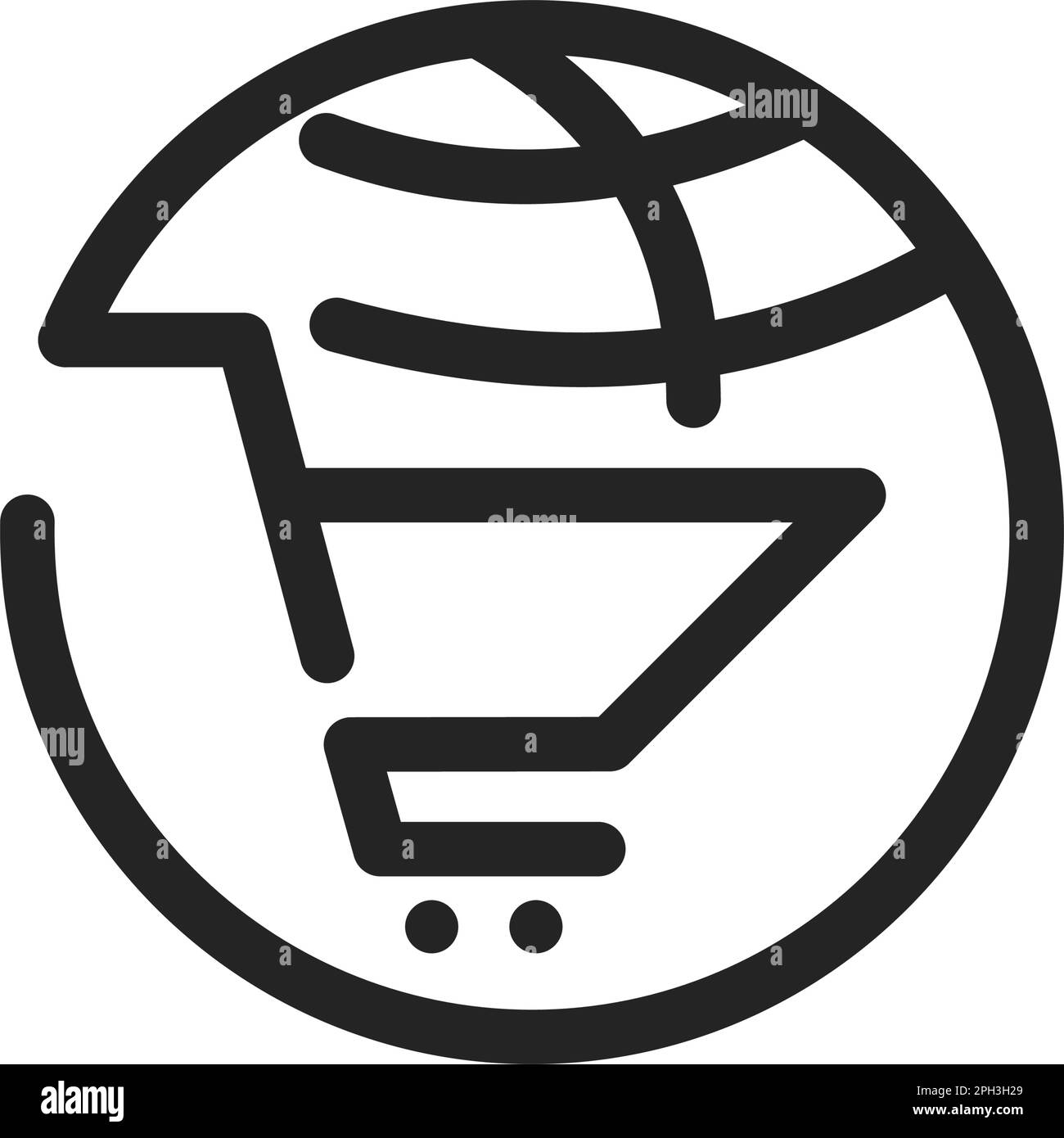 shop logo template Icon Illustration Brand Identity. Isolated and flat ...