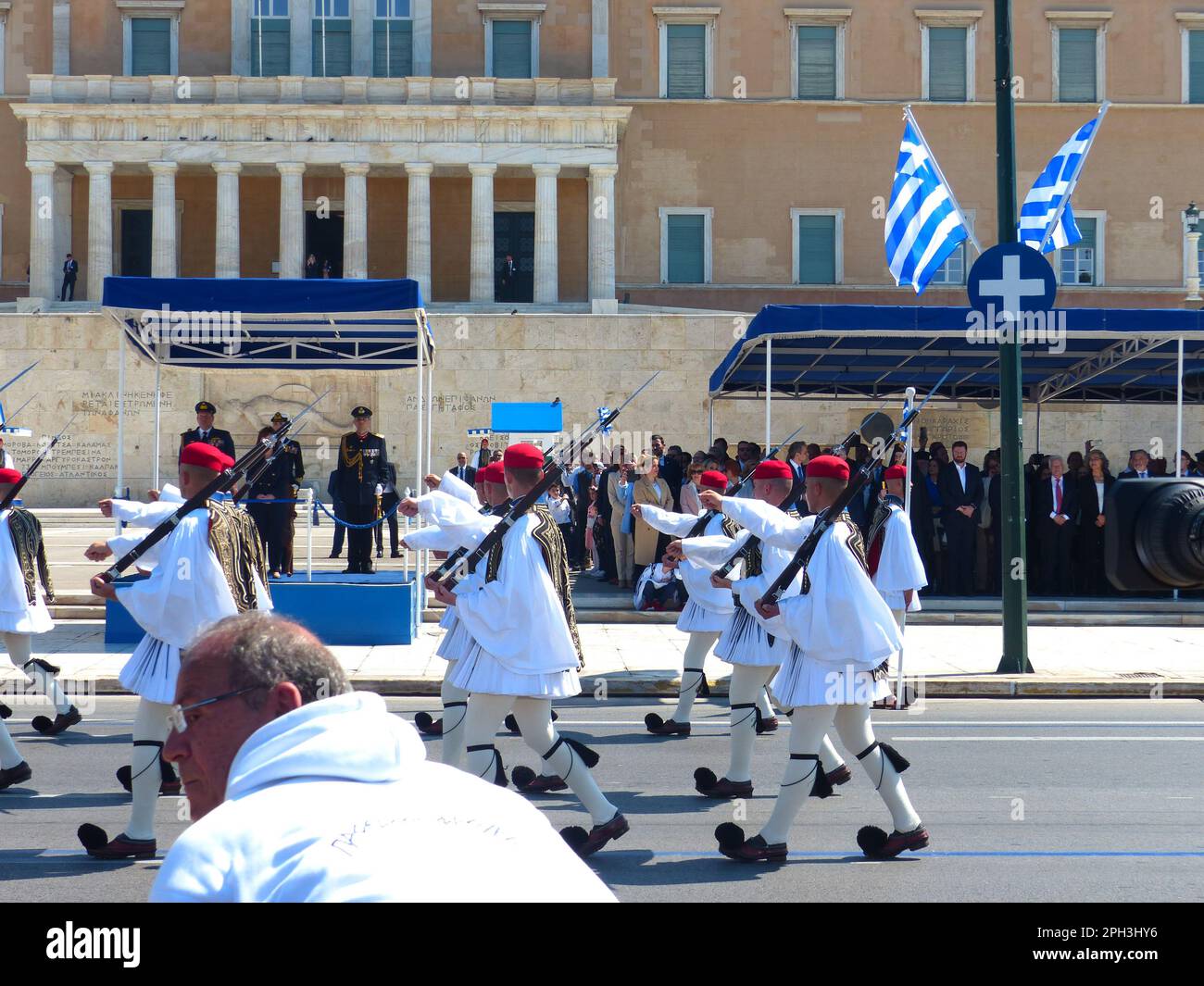 Athens, Greece. 25th Mar, 2023. Syntagma Square, Tomb of the Unknown ...