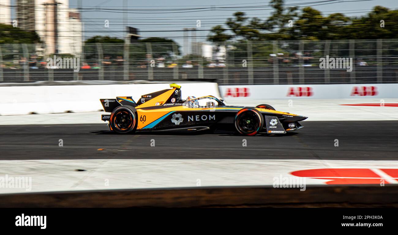 Sao Paulo, Sao Paulo, Brasil. 25th Mar, 2023. (SPO) Formula E Race in ...