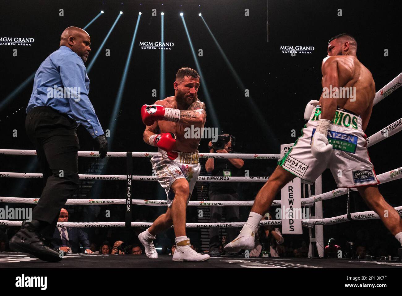 Las Vegas, Nevada, USA. 25th Mar, 2023. Action between Cody Crowley ...