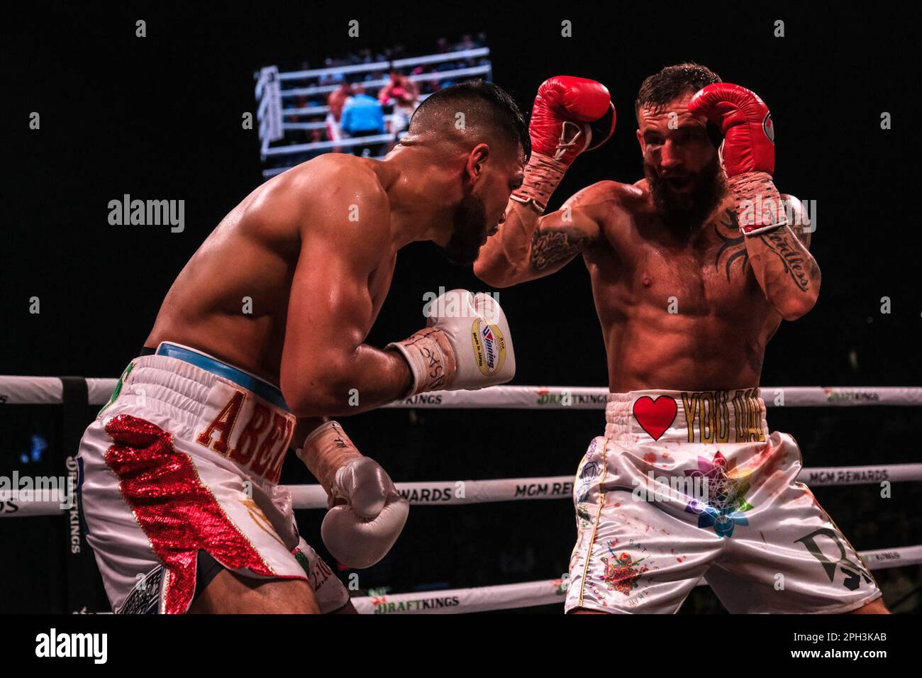 Las Vegas, Nevada, USA. 25th Mar, 2023. Action between Cody Crowley ...