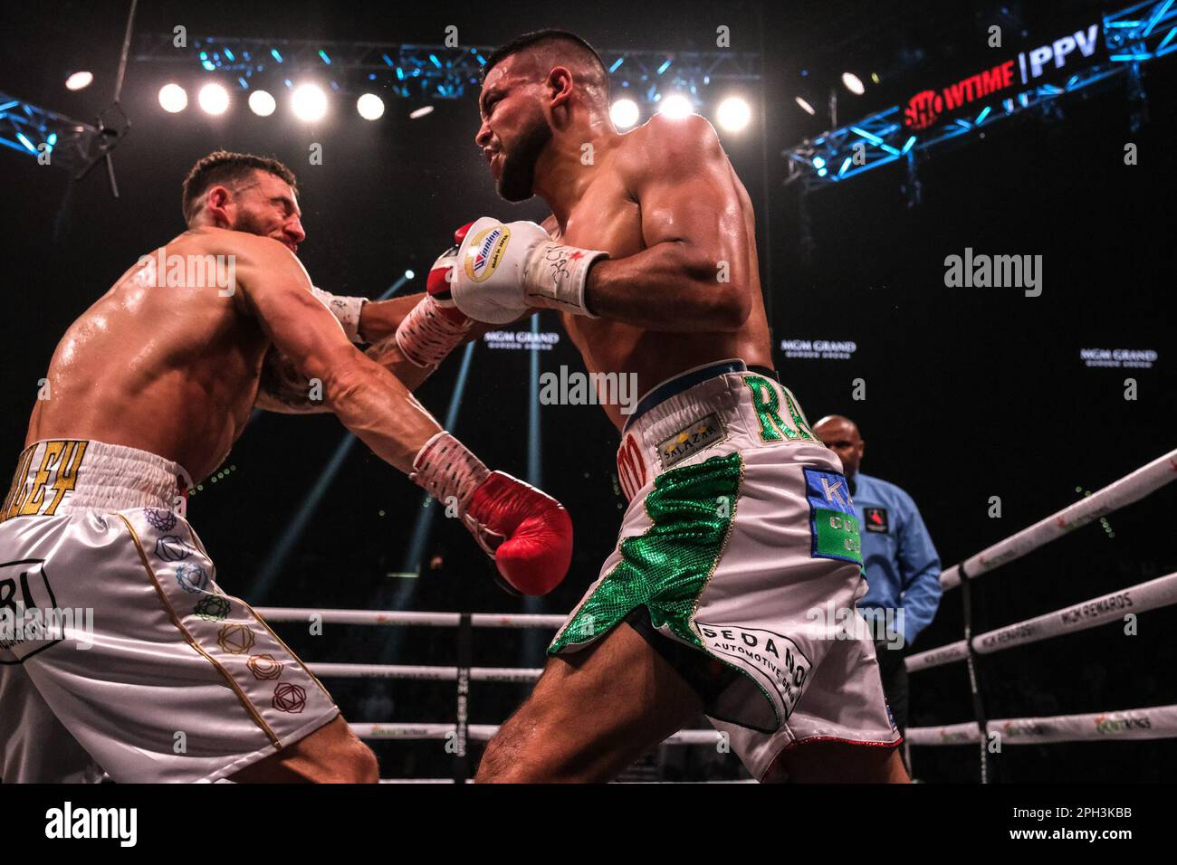 Las Vegas, Nevada, USA. 25th Mar, 2023. Action between Cody Crowley ...