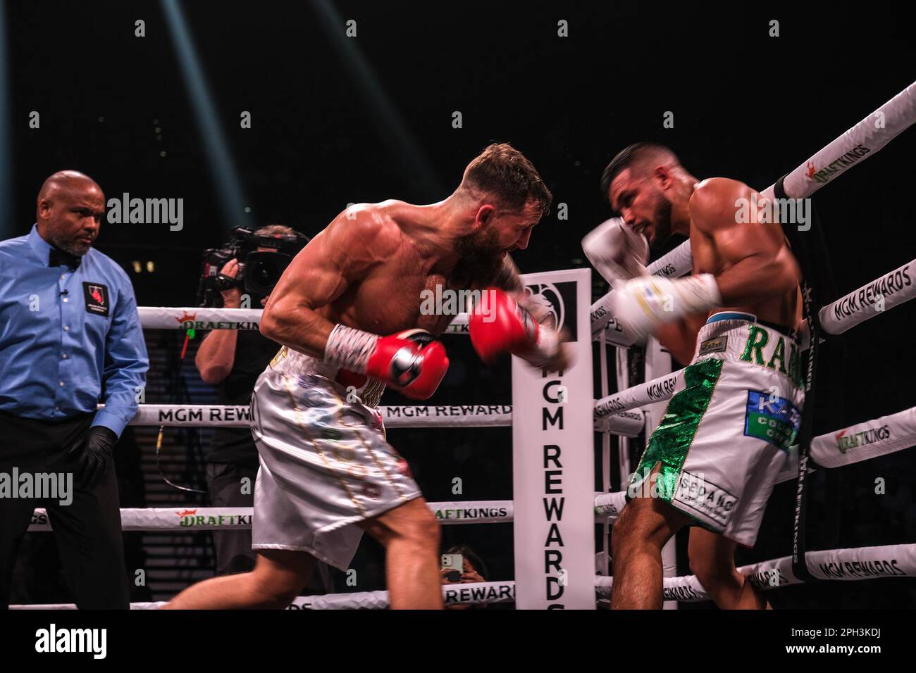 Las Vegas, Nevada, USA. 25th Mar, 2023. Action between Cody Crowley ...