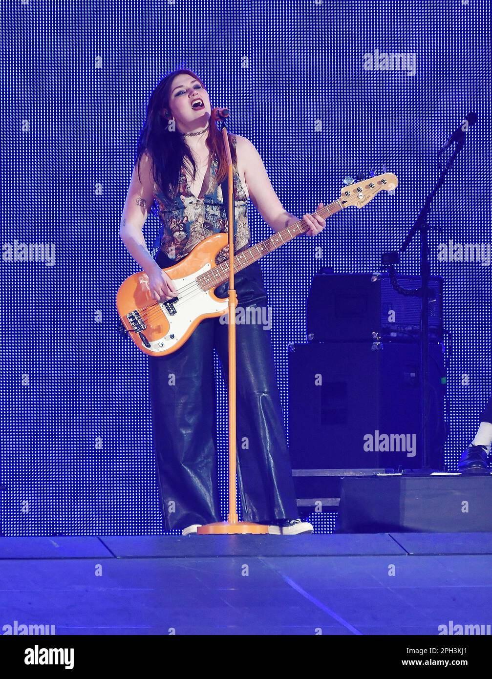 LAS VEGAS, NEVADA - MARCH 24: (Editorial Use Only) Gayle performs ...