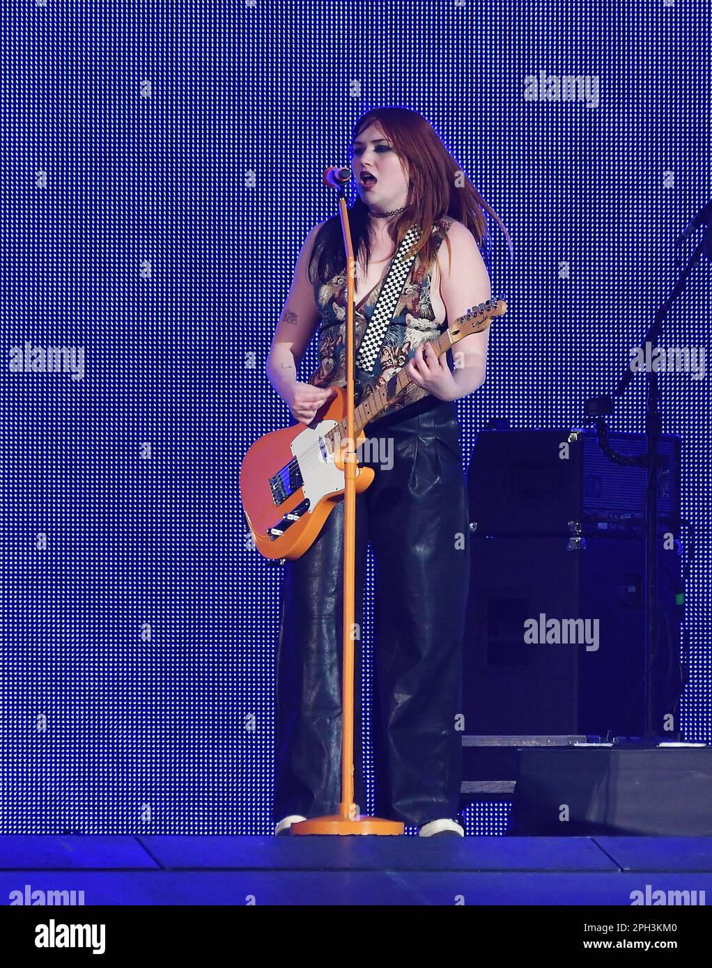 LAS VEGAS, NEVADA - MARCH 24: (Editorial Use Only) Gayle performs ...