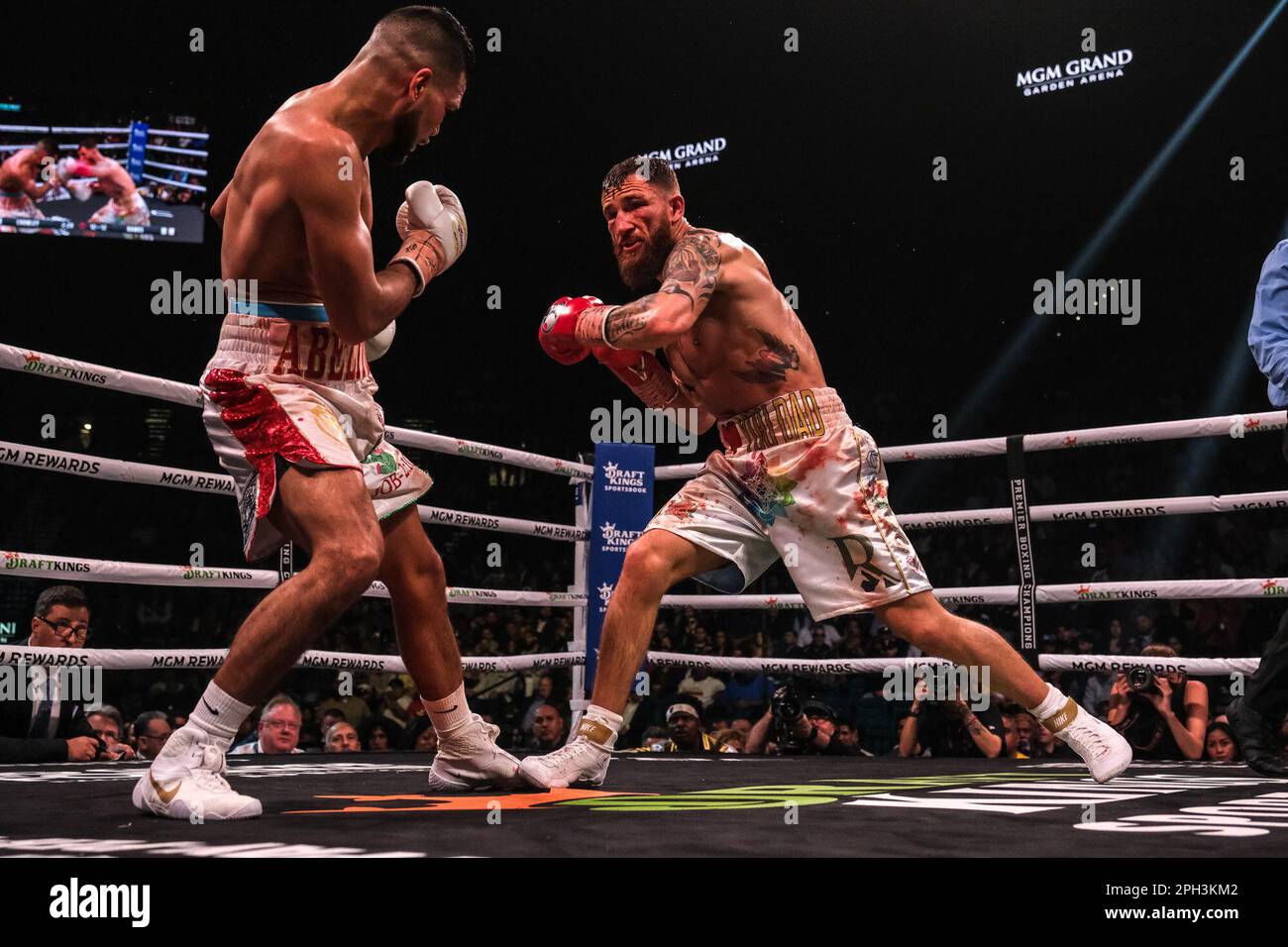 Las Vegas, Nevada, USA. 25th Mar, 2023. Action between Cody Crowley ...