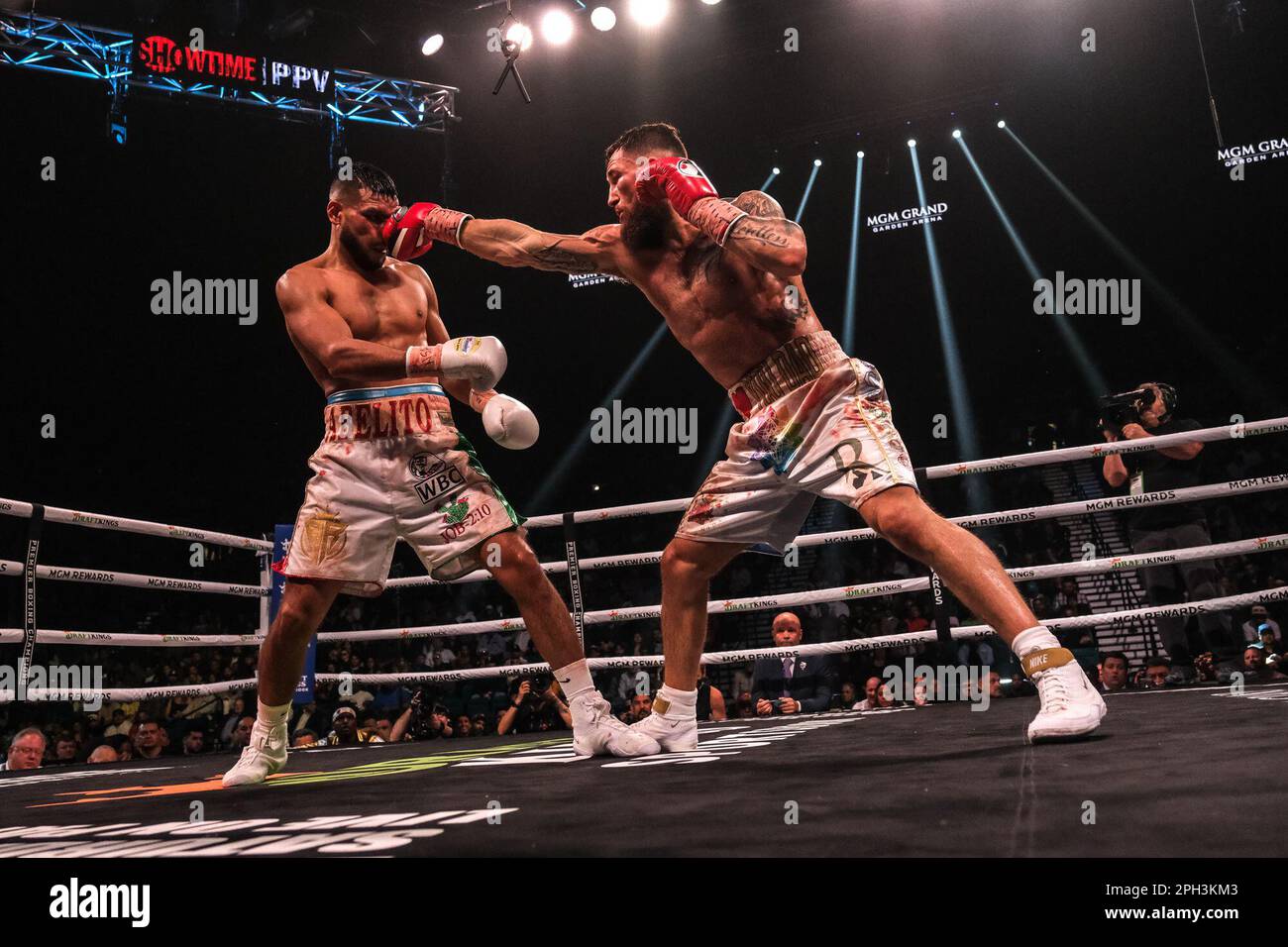 Las Vegas, Nevada, USA. 25th Mar, 2023. Action between Cody Crowley ...