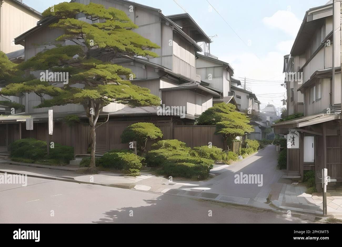 Japanese village life hi-res stock photography and images - Alamy