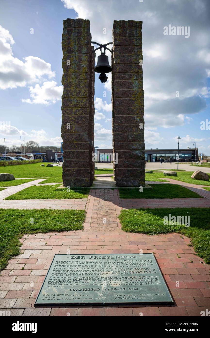 Varel, Germany. 24th Mar, 2023. The sculpture "Friesendom" by the ...