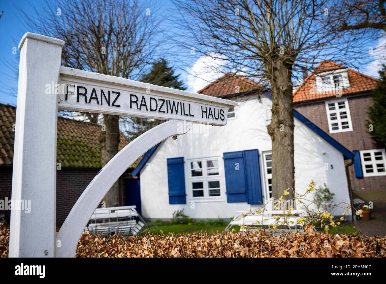Varel, Germany. 24th Mar, 2023. The Franz Radziwill House. The small ...