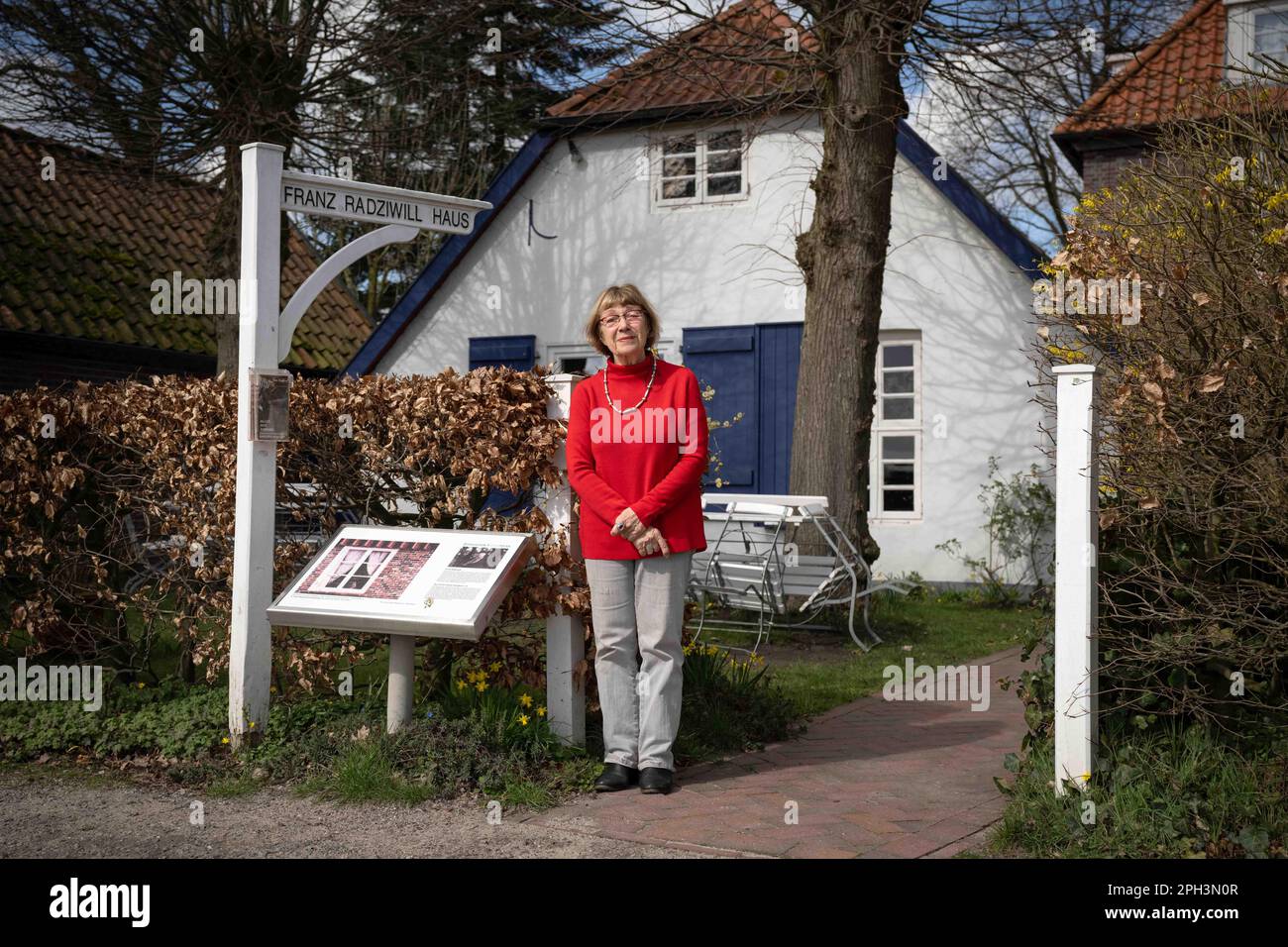 Varel, Germany. 24th Mar, 2023. Konstanze Radziwill, author, filmmaker ...