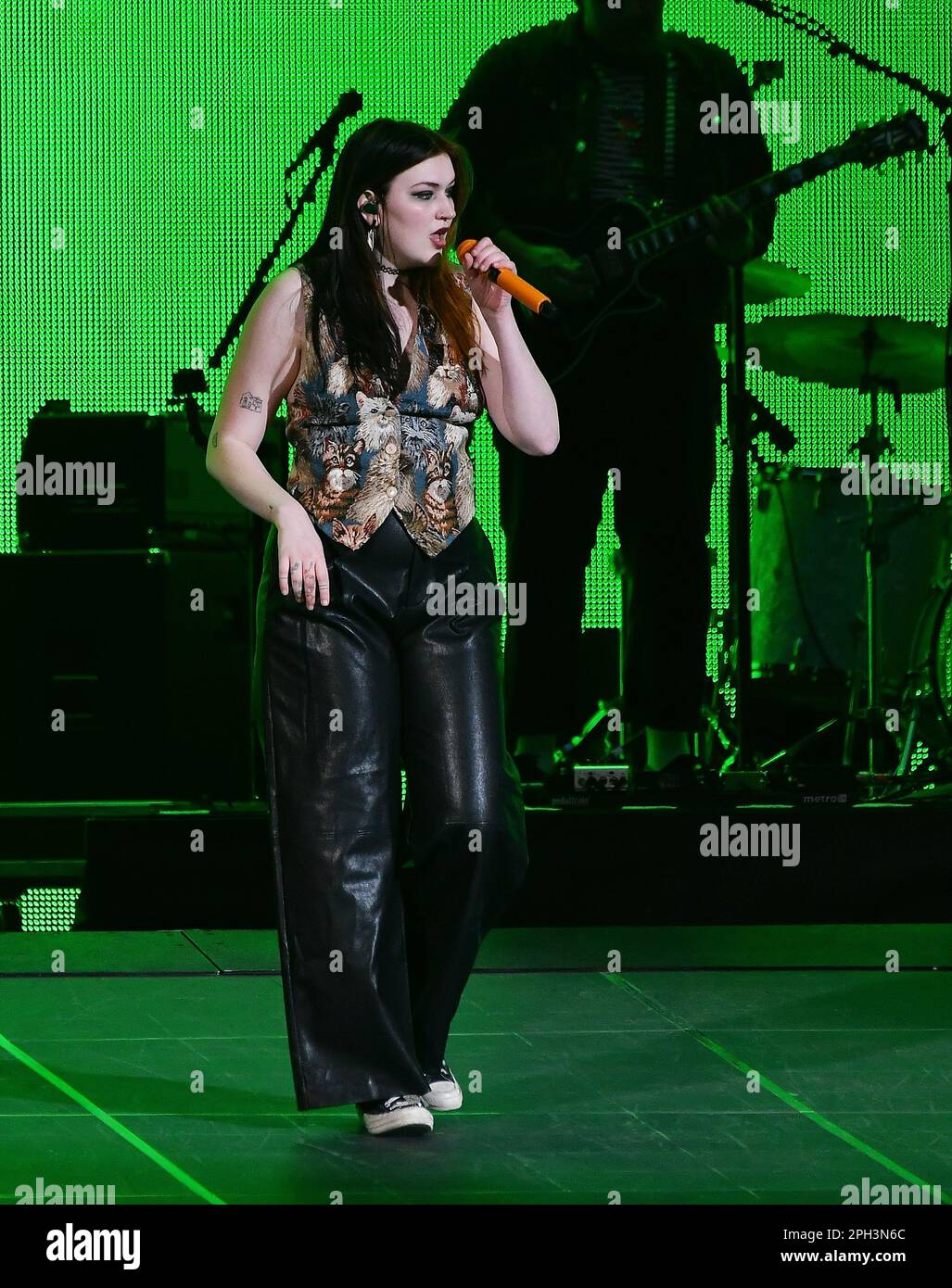 LAS VEGAS, NEVADA - MARCH 24: (Editorial Use Only) Gayle performs ...