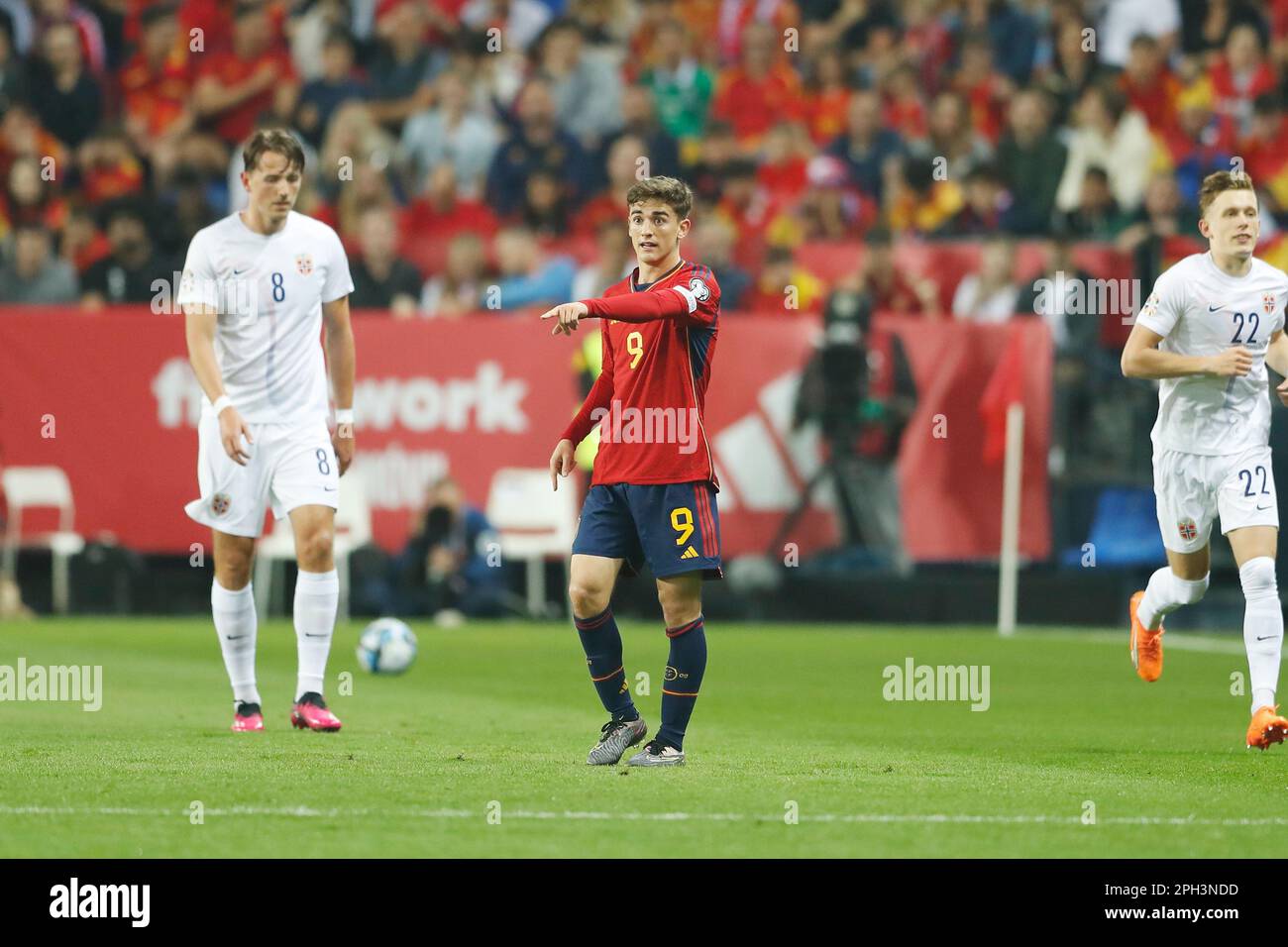 Malaga, Spain. 25th Mar, 2023. Gavi (ESP) Football/Soccer : UEFA ...