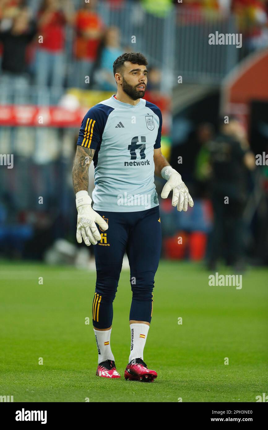 Malaga, Spain. 25th Mar, 2023. David Raya (ESP) Football/Soccer : UEFA ...