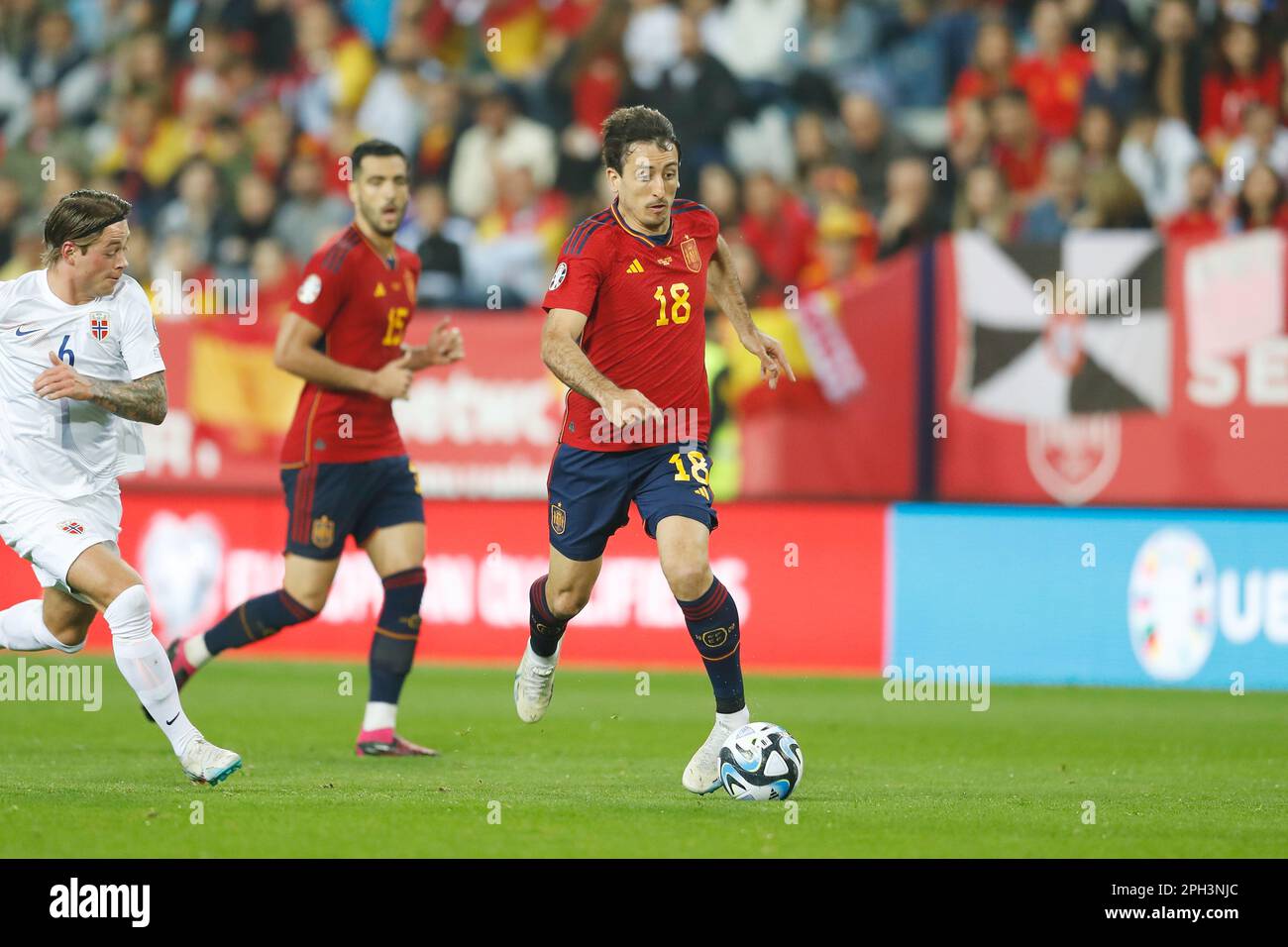 Malaga, Spain. 25th Mar, 2023. Mikel Oyarzabal (ESP) Football/Soccer ...