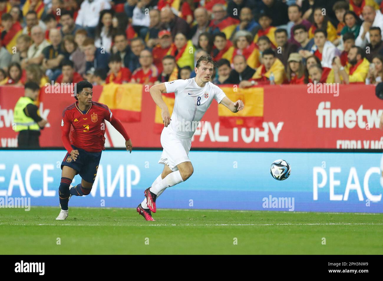 Malaga, Spain. 25th Mar, 2023. Sander Berge (NOR) Football/Soccer ...