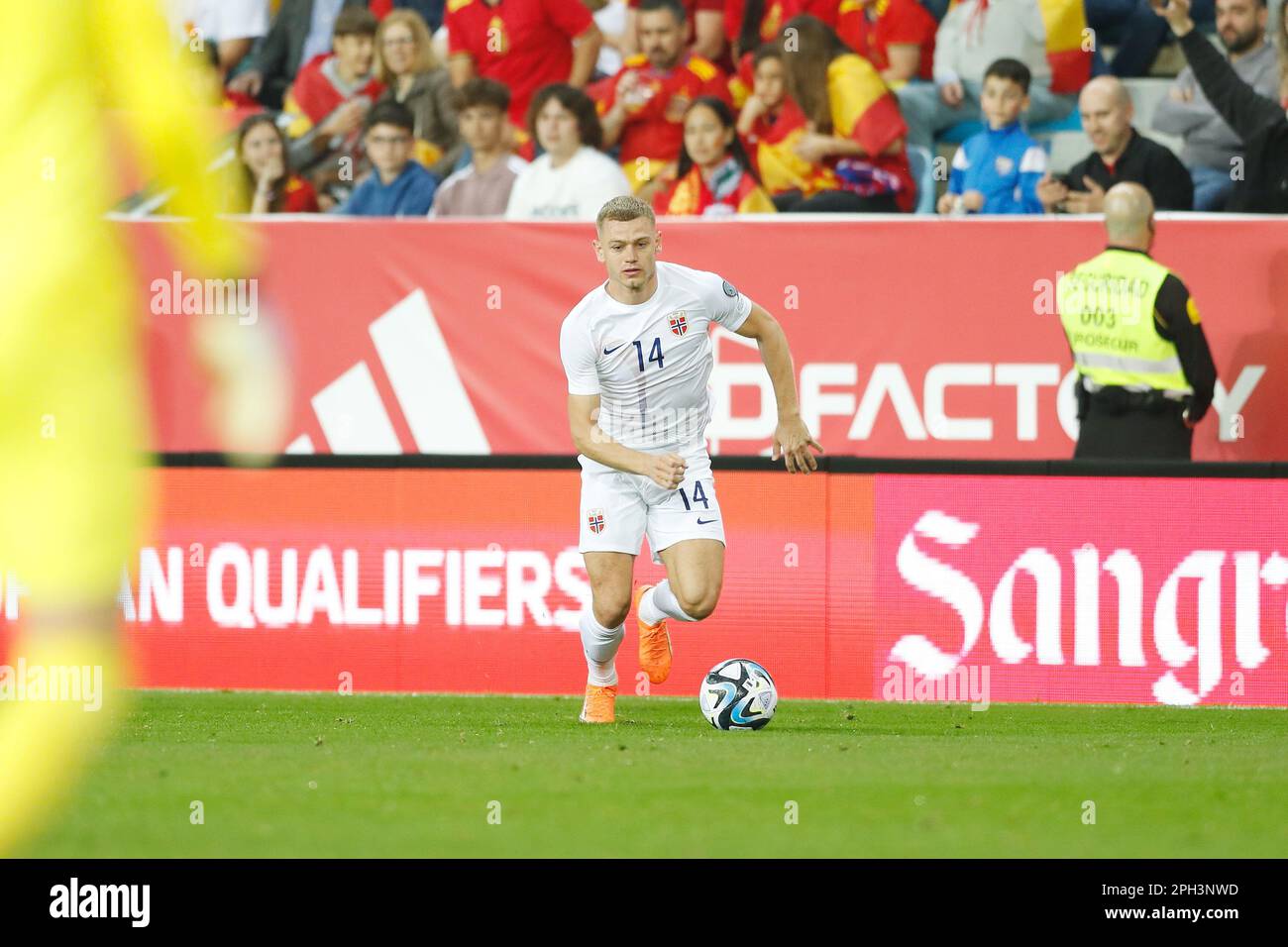 Malaga, Spain. 25th Mar, 2023. Julian Ryerson (NOR) Football/Soccer ...