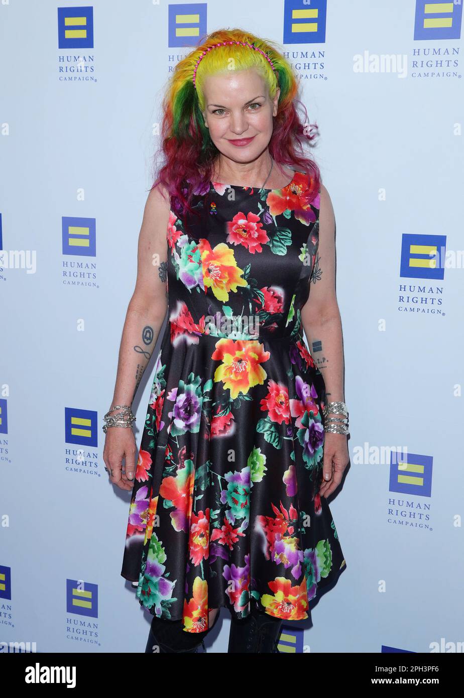 Los Angeles, USA. 25th Mar, 2023. Pauley Perrette arrives at The 2023 ...