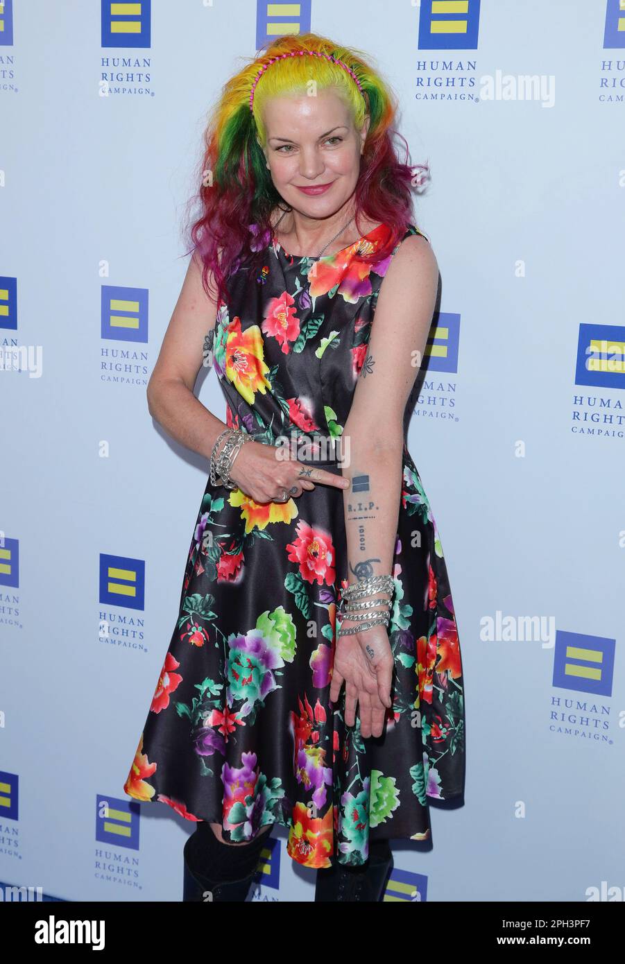 Los Angeles, USA. 25th Mar, 2023. Pauley Perrette arrives at The 2023 ...