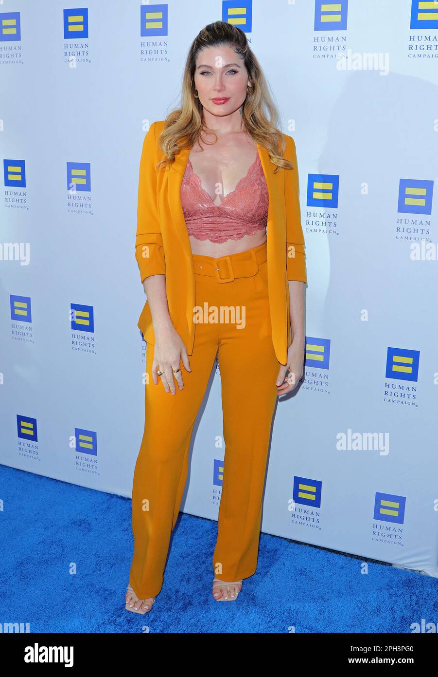 Los Angeles, USA. 25th Mar, 2023. Trace Lysette arrives at The 2023 Human Rights Campaign LA ...