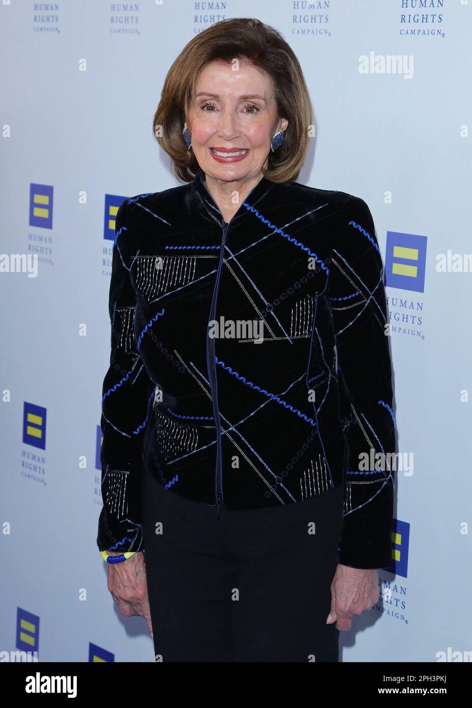 Los Angeles, USA. 25th Mar, 2023. Nancy Pelosi arrives at The 2023 ...