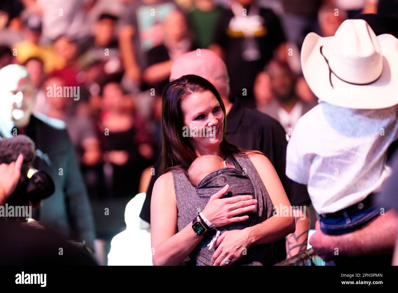 SAN ANTONIO, TEXAS - March 25: Donald "Cowboy" Cerrone reacts to his ...