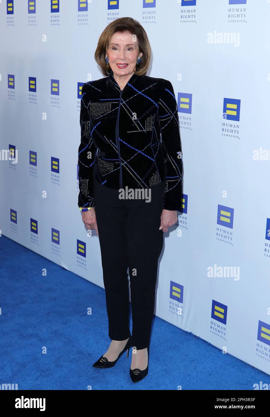 Los Angeles, USA. 25th Mar, 2023. Nancy Pelosi arrives at The 2023 ...