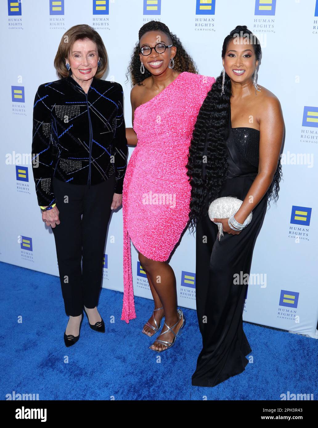 Los Angeles, USA. 25th Mar, 2023. Nancy Pelosi, Kelley Robinson arrives ...