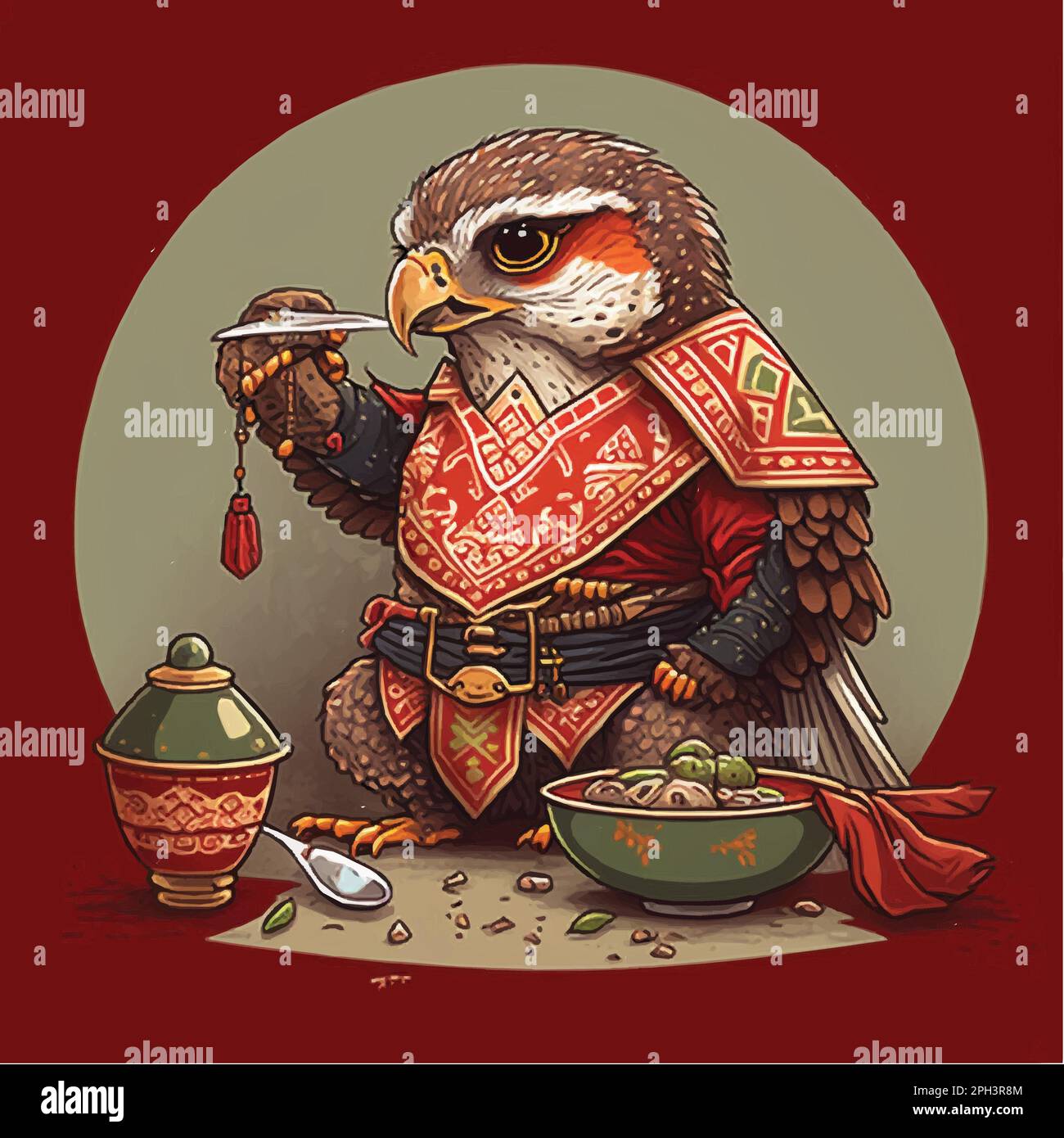 Vietnamese meatball Stock Vector Images - Alamy