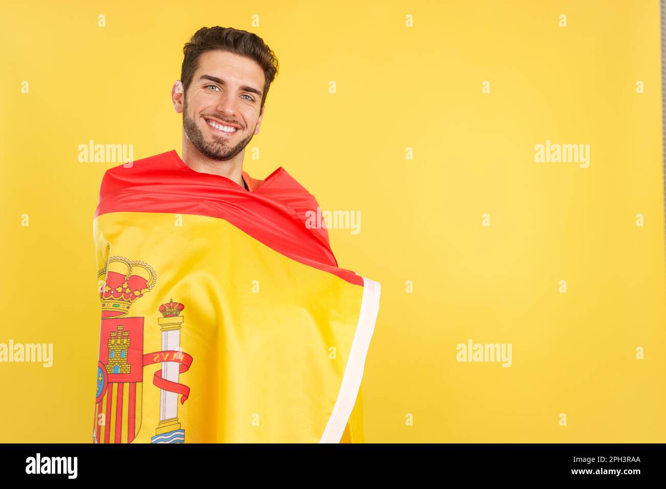 Happy young spanish man hi-res stock photography and images - Alamy