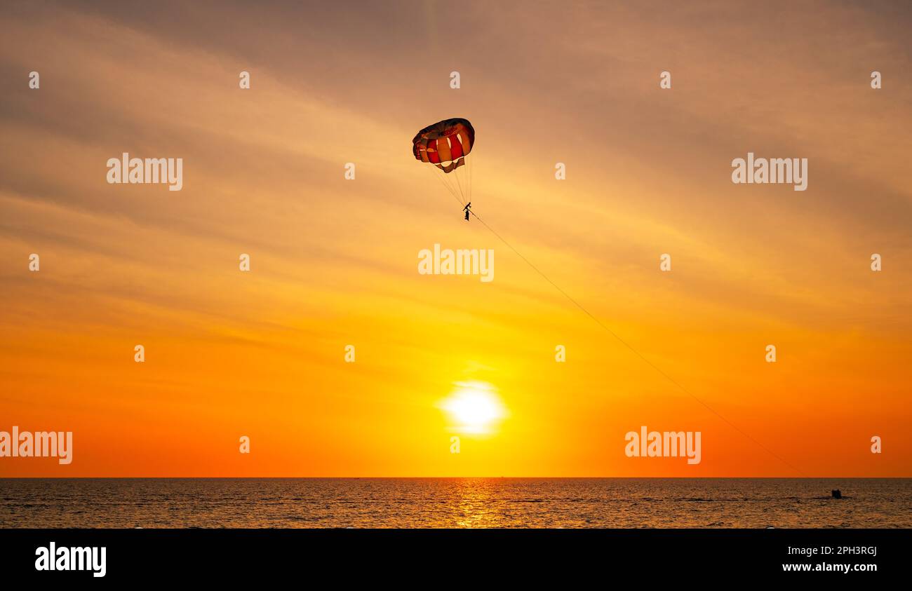 Fly over sea during golden hi-res stock photography and images - Alamy