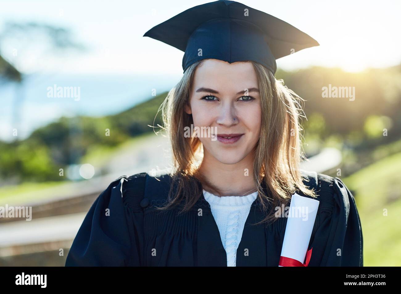 This degree will open plenty of doors for me. Portrait of a young ...