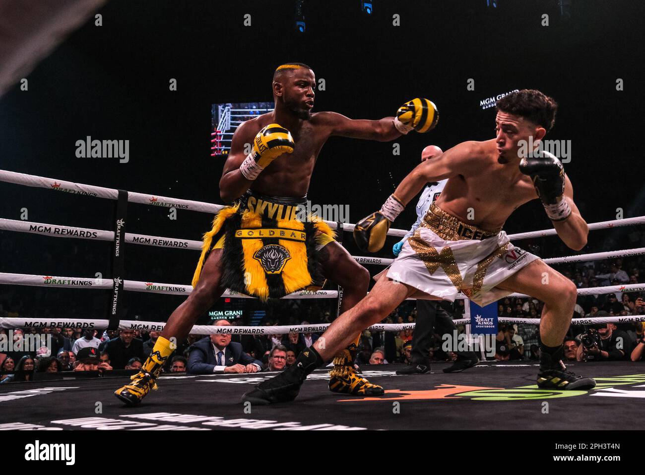 Las Vegas, Nevada, USA. 25th Mar, 2023. Action between Chris Colbert ...