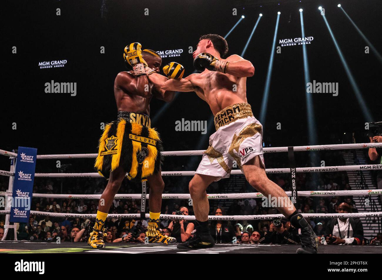 Las Vegas, Nevada, USA. 25th Mar, 2023. Action between Chris Colbert ...